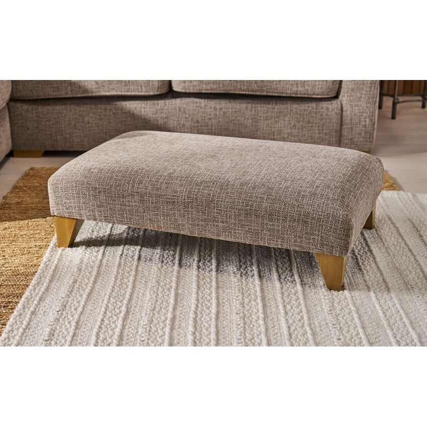 ScS Living Skylar Fabric Designer Footstool by SCS | ufurnish.com