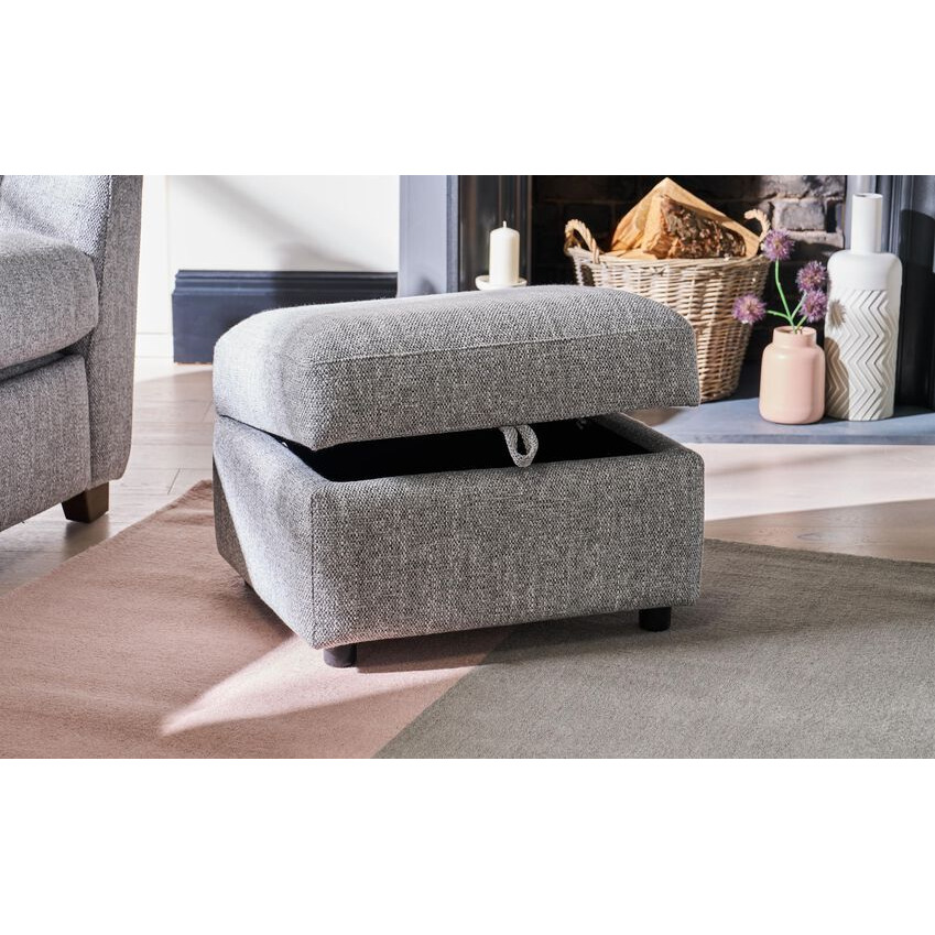 Ideal Home Aurelia Fabric Storage Footstool by SCS | ufurnish.com