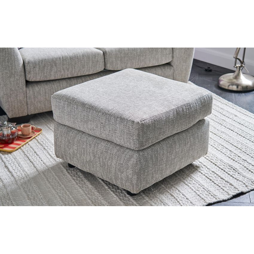 ScS Living Lou Fabric Standard Footstool by SCS | ufurnish.com