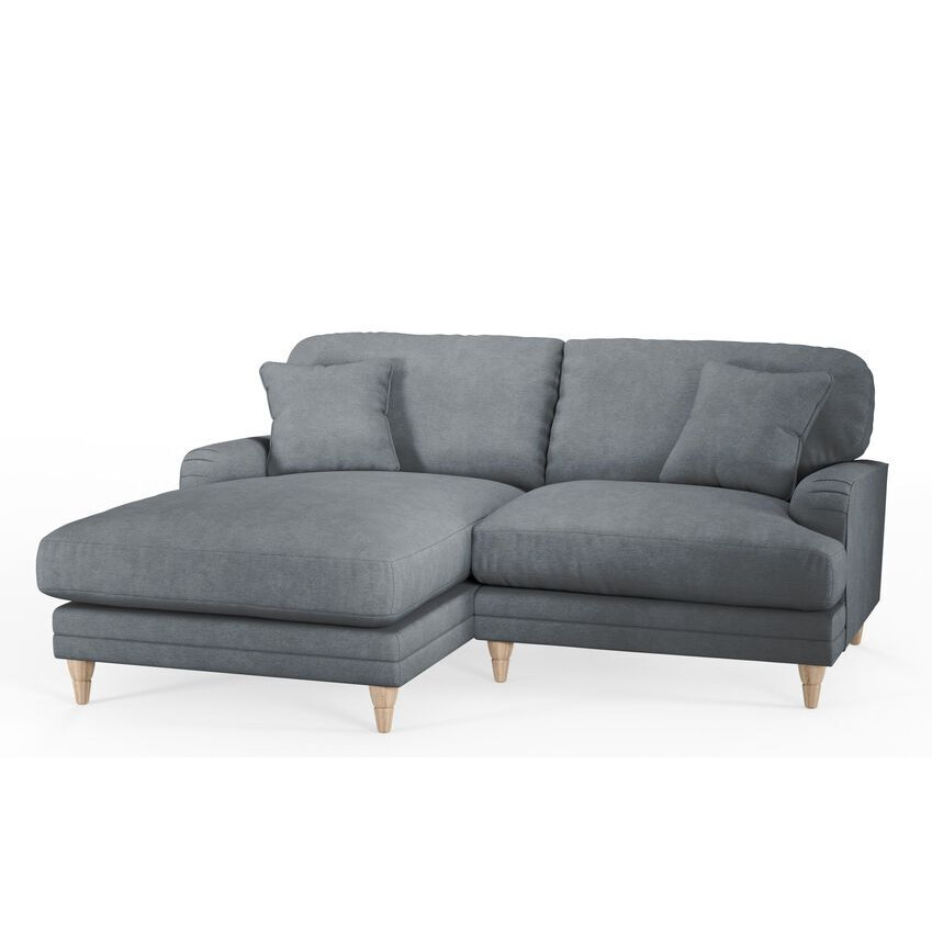 ScS Living Grey Marshmallow Fabric 3 Seater Sofa Left Hand Facing ...