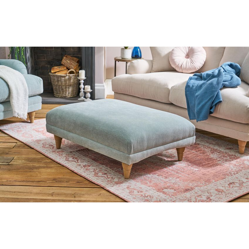 ScS Living Marshmallow Fabric Banquette Footstool by SCS | ufurnish.com