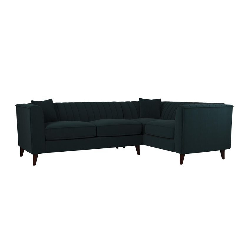 ScS Living Green Margo Fabric 2 Corner 1 by SCS | ufurnish.com
