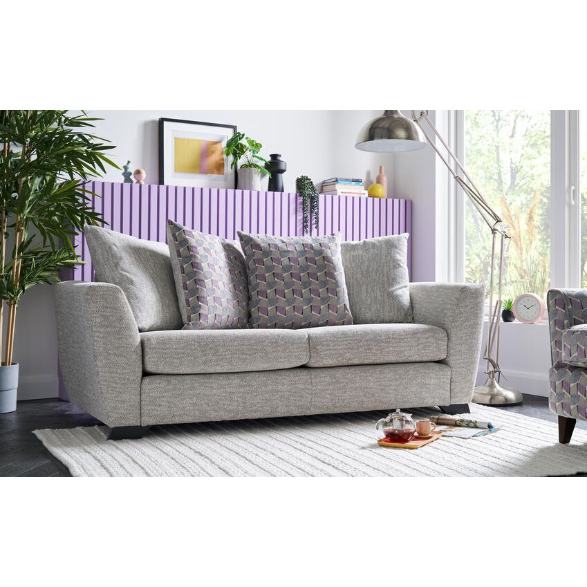 ScS Living Lou Fabric 3 Seater Scatter Back Sofa by SCS | uFurnish.com