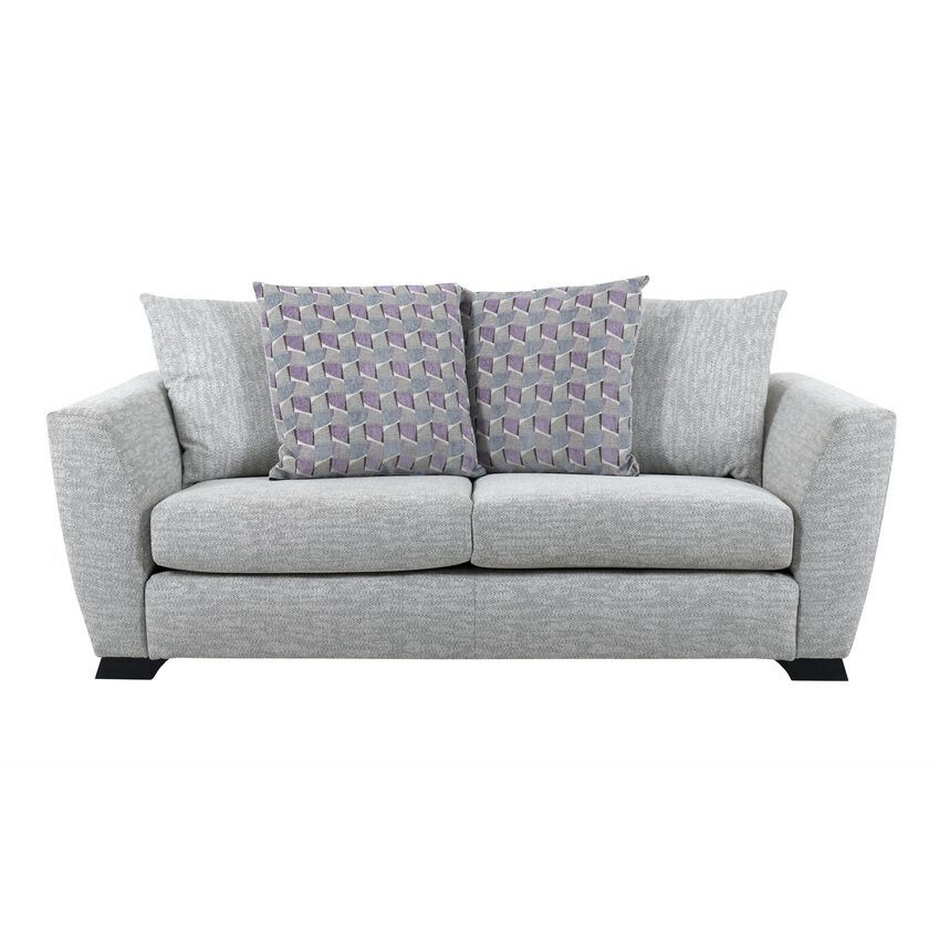 ScS Living Grey Lou Fabric 3 Seater Scatter Back Sofa by SCS | ufurnish.com