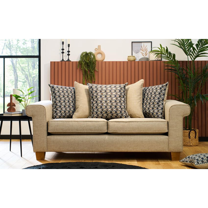 ScS Living Ellie Fabric 3 Seater Scatter Back Sofa by SCS | ufurnish.com