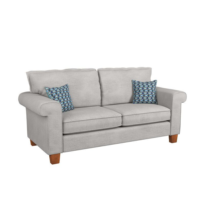 ScS Living Grey Ellie Fabric 3 Seater Standard Back Sofa by SCS ...