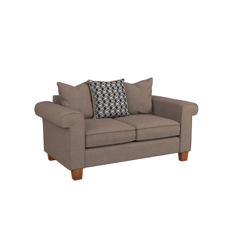 ScS Living Brown Ellie Fabric 2 Seater Scatter Back Sofa by SCS ...