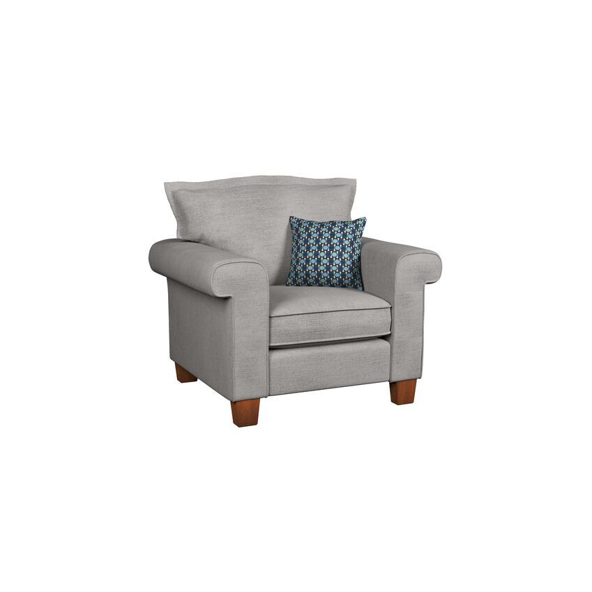 ScS Living Grey Ellie Fabric Standard Chair by SCS | ufurnish.com