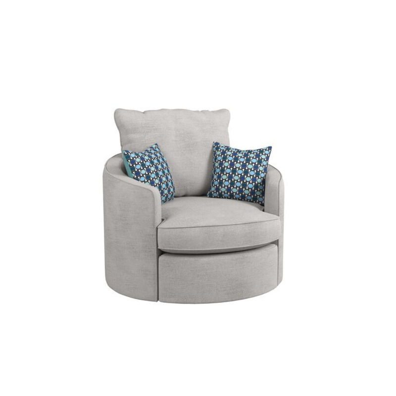ScS Living Grey Ellie Fabric Twister Chair by SCS | ufurnish.com