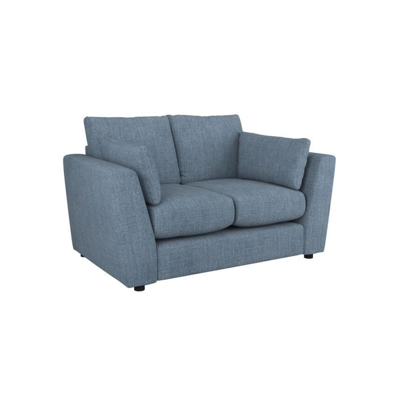 Blue Aquaclean Amelia Fabric 2 Seater Sofa by SCS | ufurnish.com