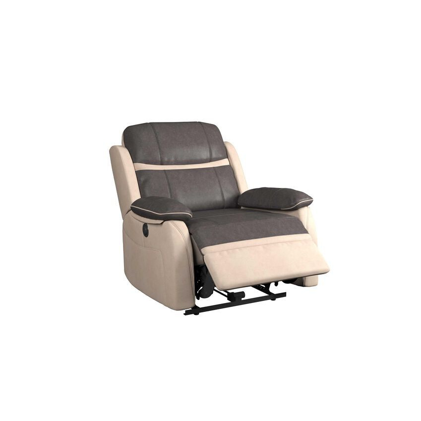 ScS Living Grey Cormac Power Recliner Chair by SCS | ufurnish.com