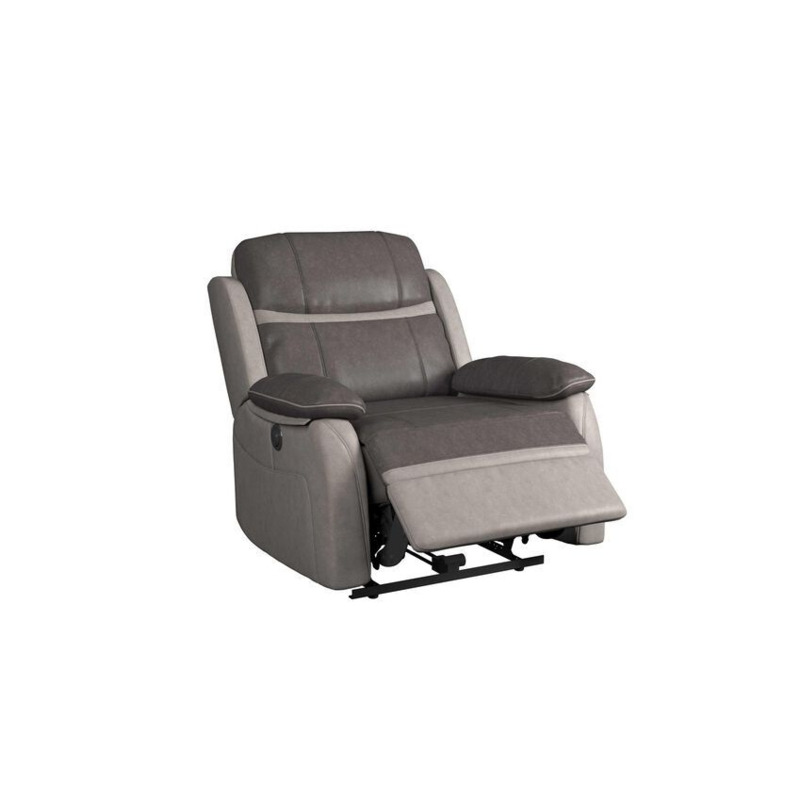 ScS Living Grey Cormac Power Recliner Chair by SCS | ufurnish.com