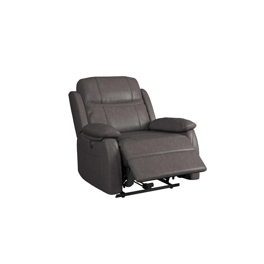 ScS Living Grey Cormac Power Recliner Chair by SCS | ufurnish.com