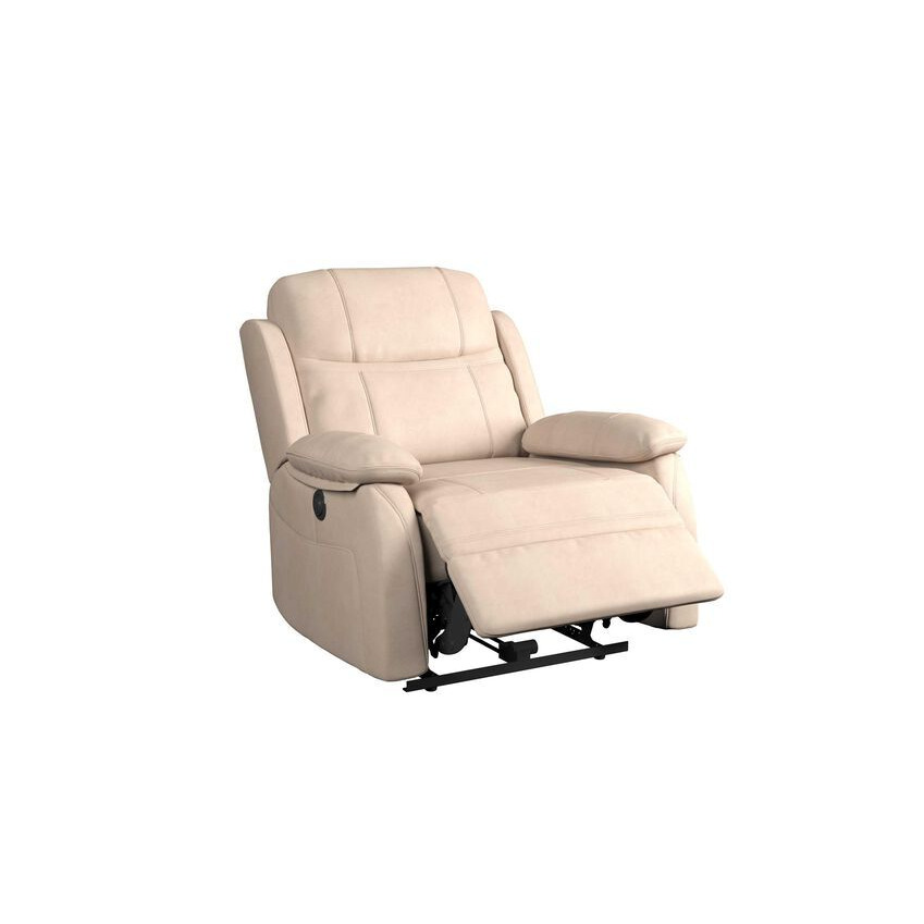 ScS Living White Cormac Power Recliner Chair by SCS | ufurnish.com