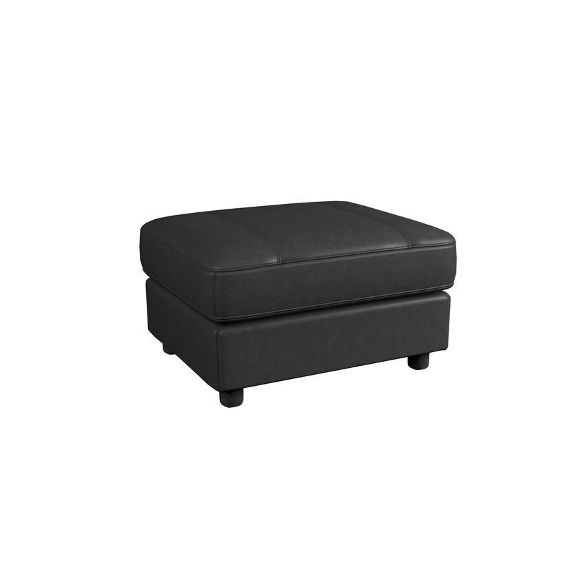 ScS Living Black Cormac Storage Footstool by SCS | ufurnish.com