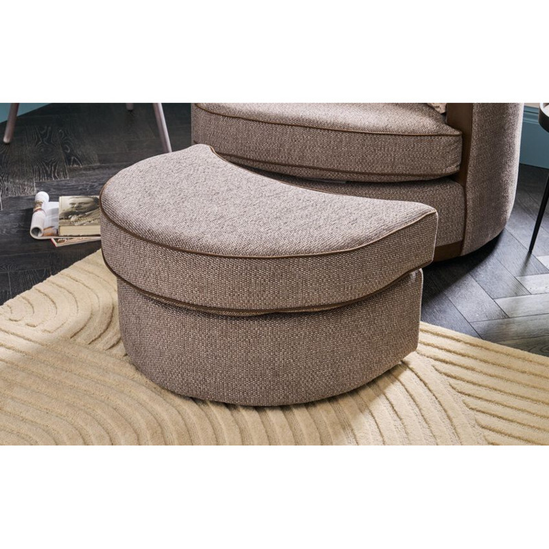 ScS Living Clyde Fabric Twister Footstool by SCS | ufurnish.com