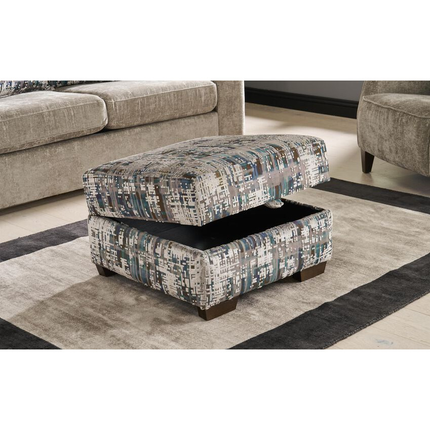 La-Z-Boy Hampton Fabric Pattern Storage Footstool by SCS | ufurnish.com