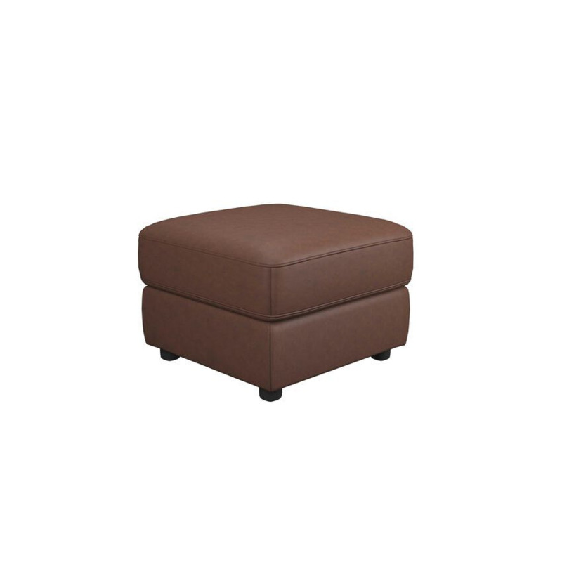 La-Z-Boy Brown Leather Leather Daytona Footstool by SCS | ufurnish.com