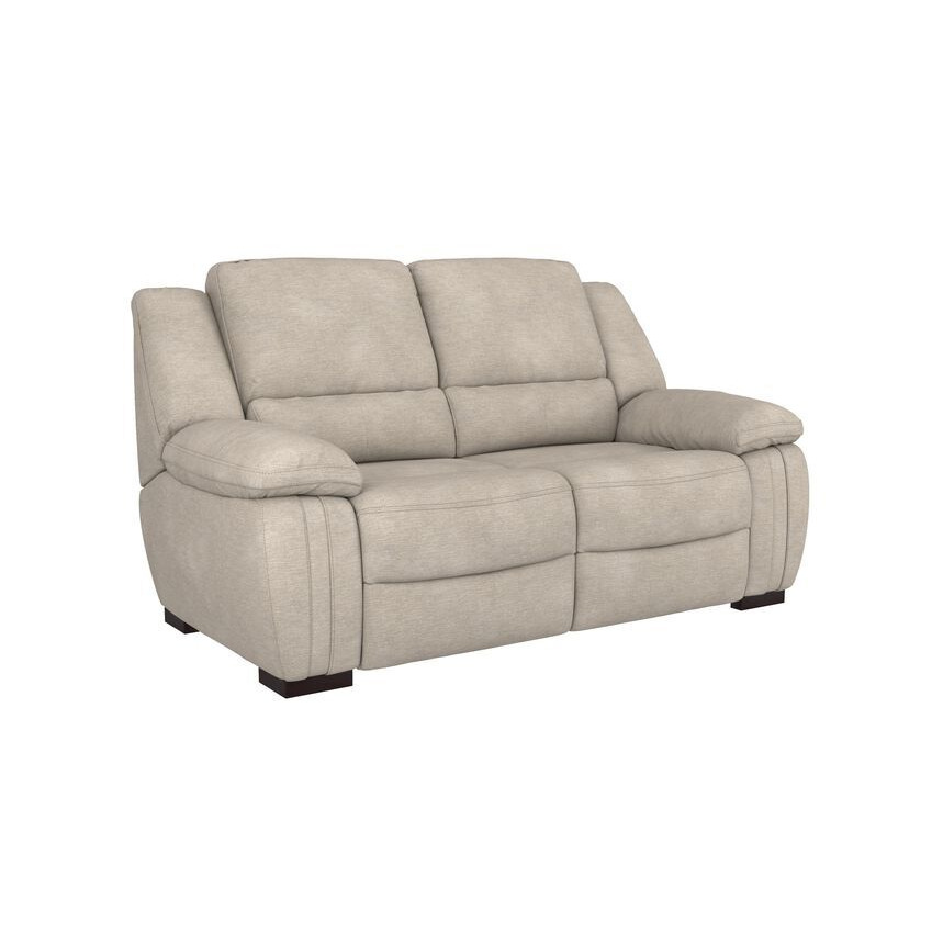 ScS Living White Fabric Fallon Leather 2 Seater Sofa by SCS | ufurnish.com
