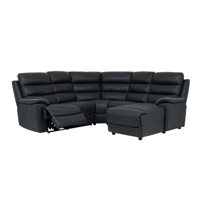 ScS Living Fabric Griffin 2 Corner 2 RHF Chaise LHF Power Sofa with ...