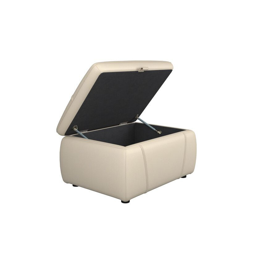 ScS Living Cream Ethan Storage Footstool by SCS | ufurnish.com
