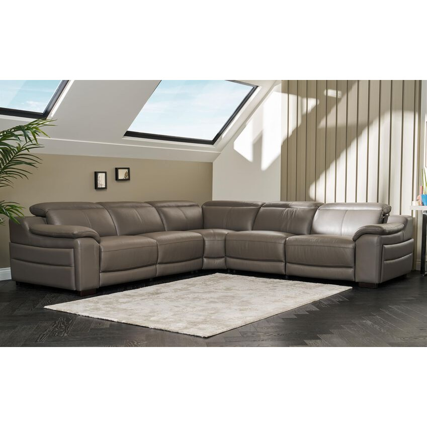 La-Z-Boy Fabric Austin 2 Corner 2 Static Sofa with Manual Head Tilt by ...