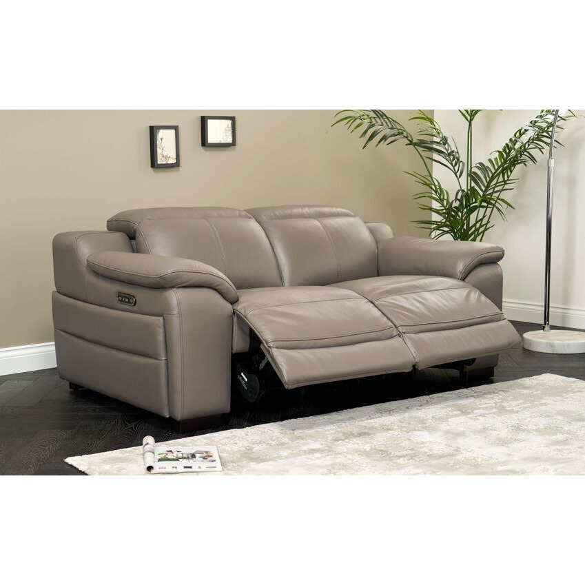 La-Z-Boy Fabric Austin 2 Seater Power Recliner Sofa with Manual Head ...
