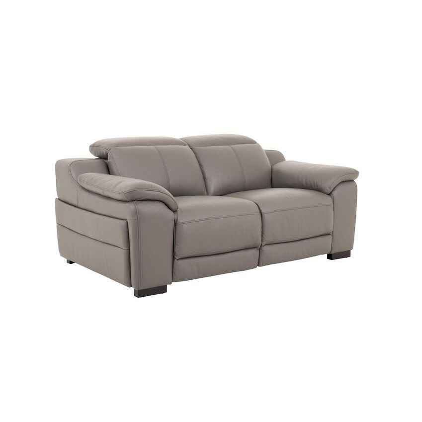 La-Z-Boy Grey Austin 2 Seater Static Sofa with Manual Head Tilt by SCS ...