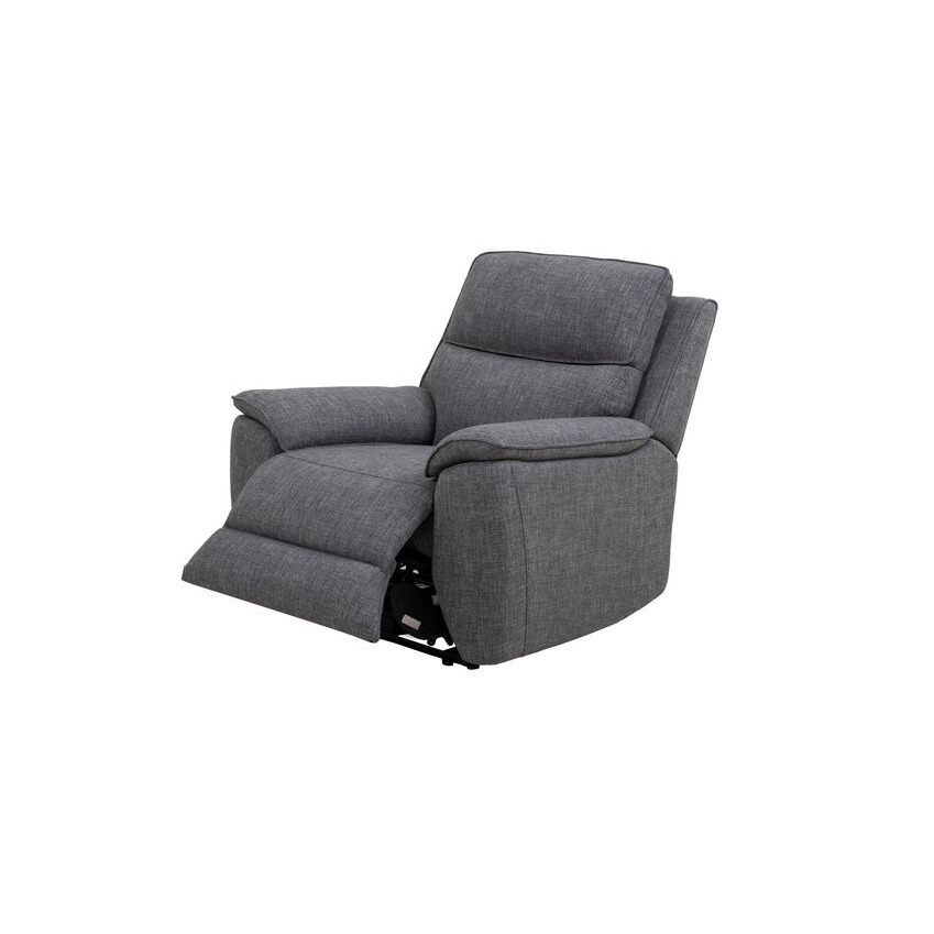 ScS Living Grey Fabric Peyton Express Power Recliner Chair by SCS ...