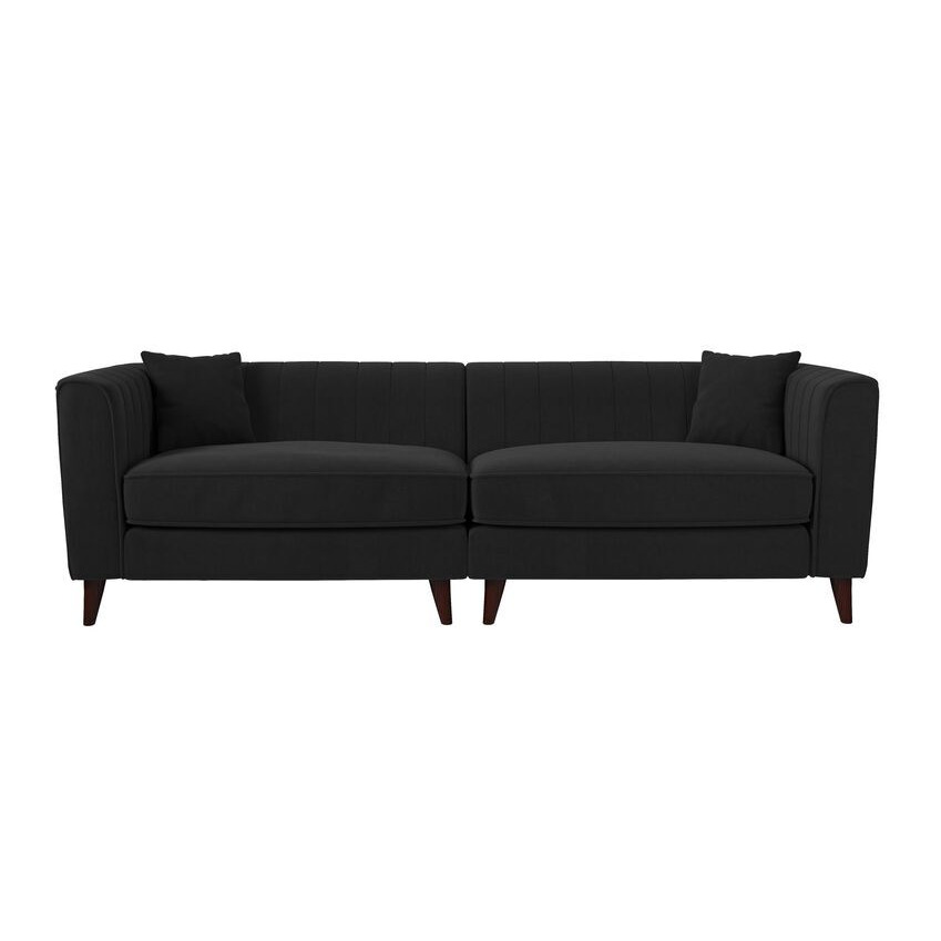 ScS Living Grey Margo Fabric 4 Seater Split Sofa by SCS | ufurnish.com