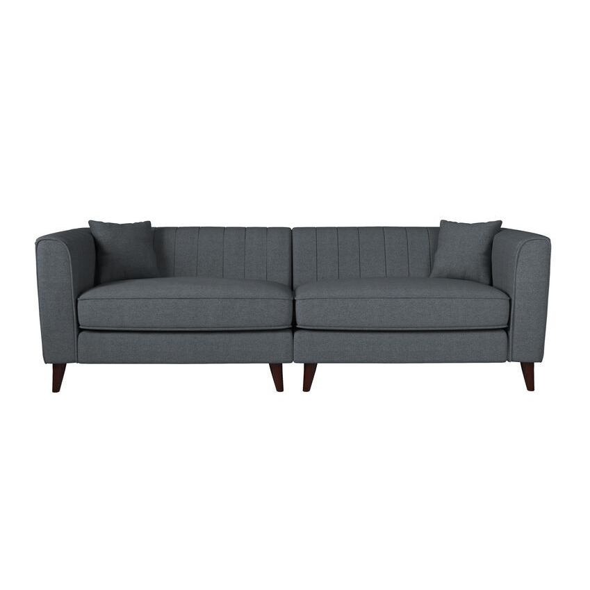 ScS Living Grey Margo Fabric 4 Seater Split Sofa by SCS | ufurnish.com