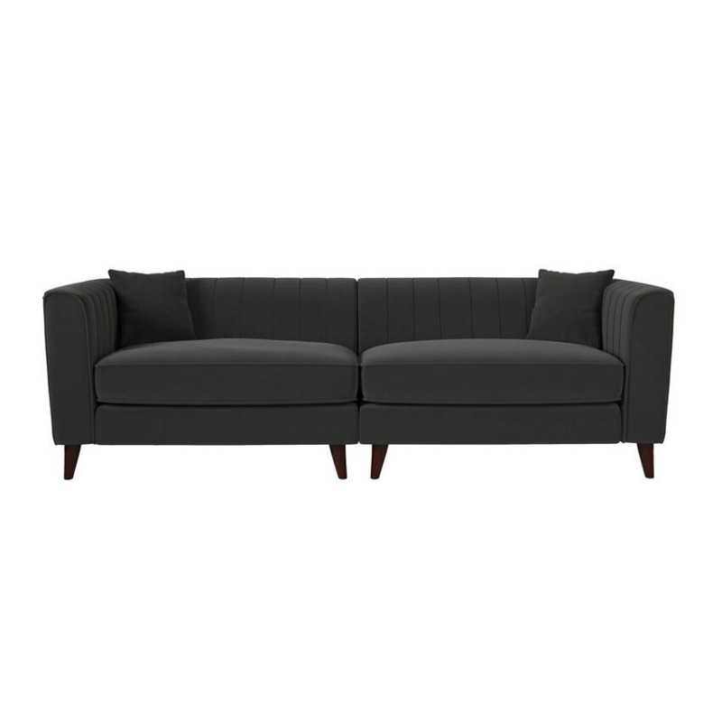 ScS Living Grey Margo Fabric 4 Seater Split Sofa by SCS | ufurnish.com