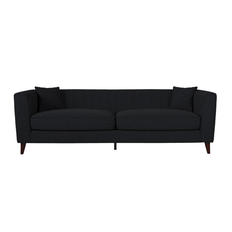 ScS Living Grey Margo Fabric 4 Seater Sofa by SCS | ufurnish.com