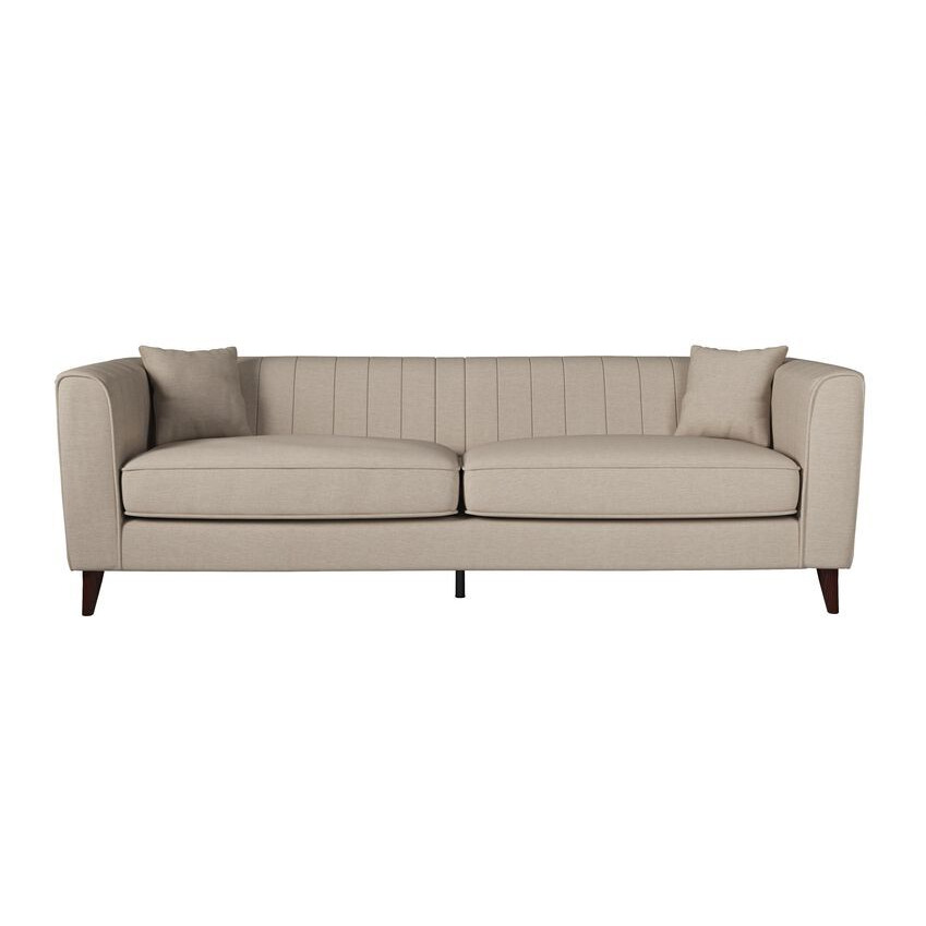 ScS Living Cream Margo Fabric 4 Seater Sofa by SCS | ufurnish.com