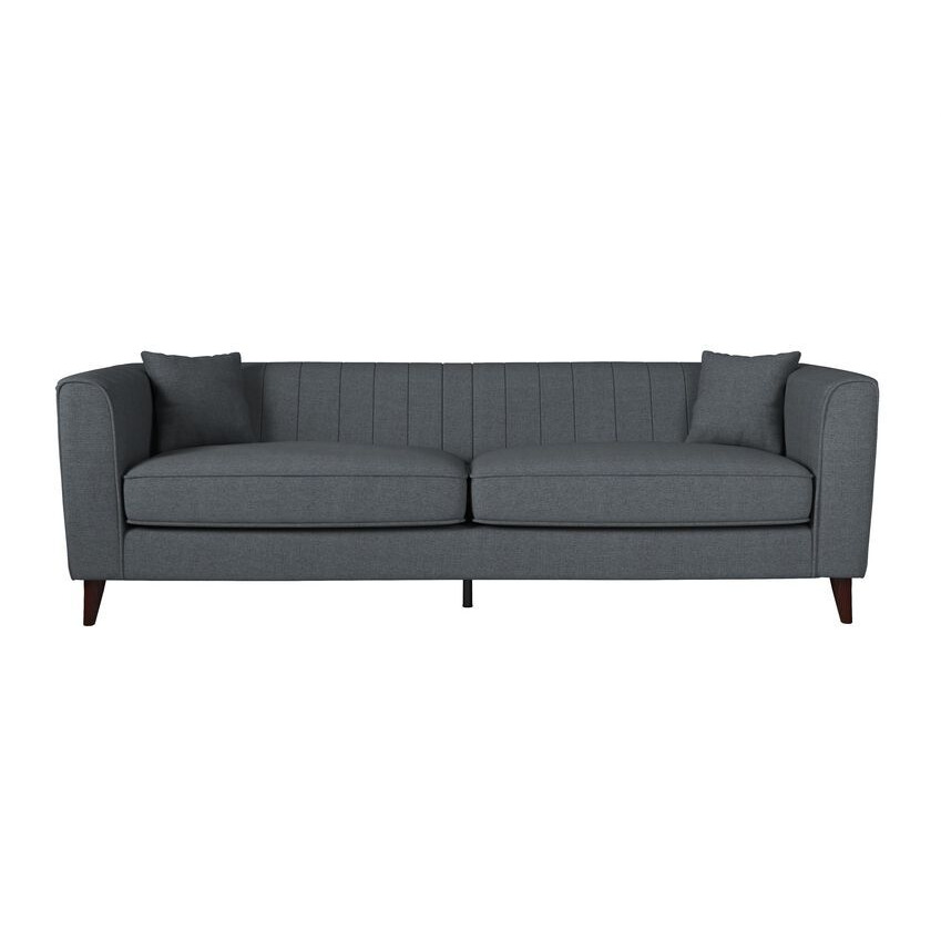 ScS Living Grey Margo Fabric 4 Seater Sofa by SCS | ufurnish.com