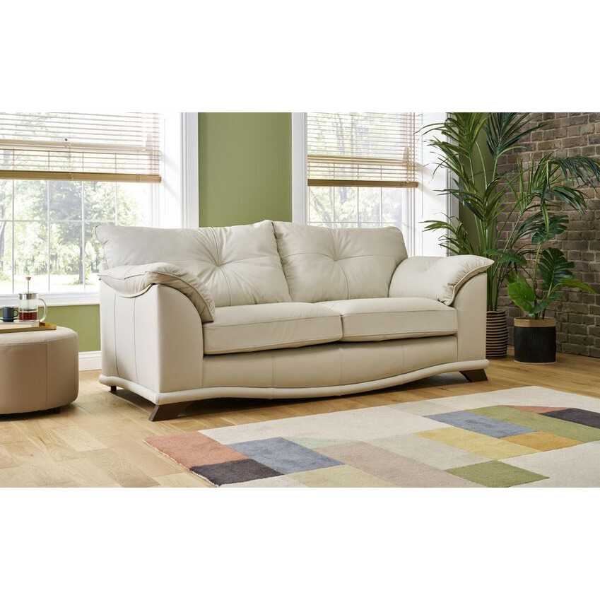 ScS Living Sammy Leather 3 Seater Sofa by SCS | ufurnish.com