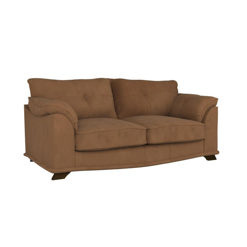 ScS Living Brown Sammy Leather 3 Seater Sofa by SCS | ufurnish.com