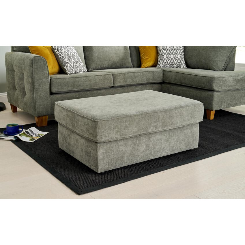 ScS Living Haze Fabric Banquette Footstool by SCS | ufurnish.com