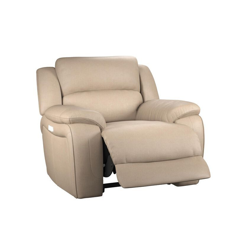 Endurance Brown Fabric Spencer Power Recliner Chair by SCS | ufurnish.com