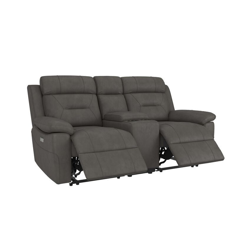 Endurance Fabric Fenix 2 Seater Power Recliner Sofa with Console by SCS ...
