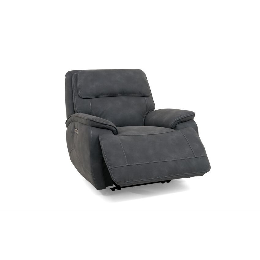 Endurance Grey Presley Fabric Power Recliner Chair by SCS | ufurnish.com