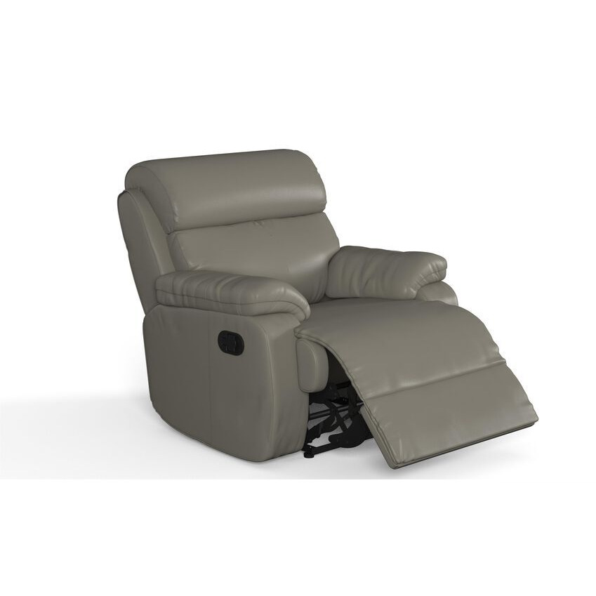 ScS Living Grey Reuben Power Recliner Chair with Bluetooth by SCS ...