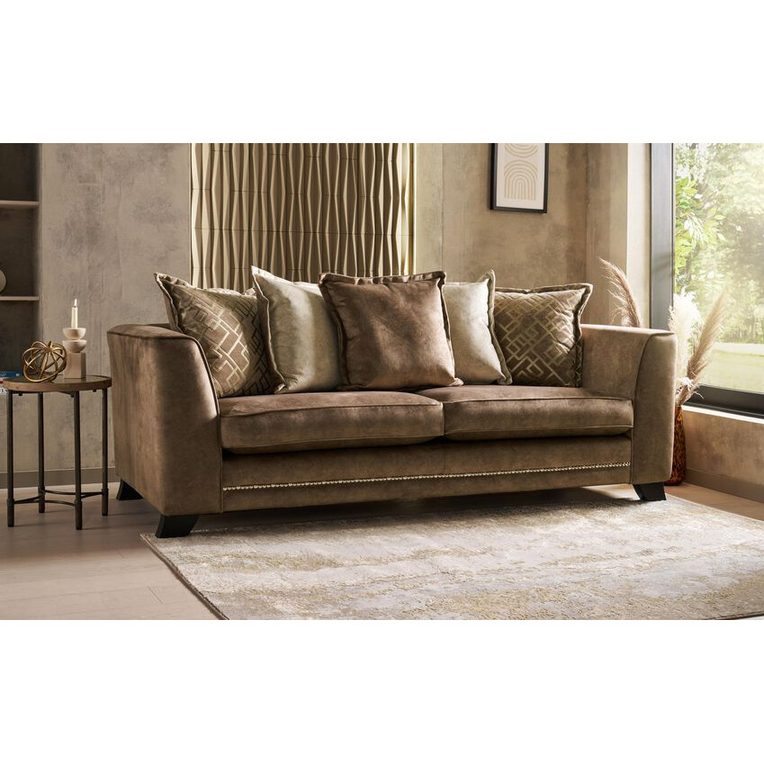 ScS Living Majestic Fabric 4 Seater Sofa Scatter Back by SCS | ufurnish.com