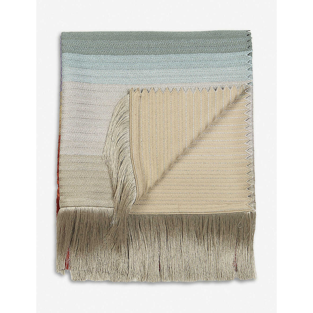 Yolan stripe throw 130cm x 200cm by Selfridges | ufurnish.com