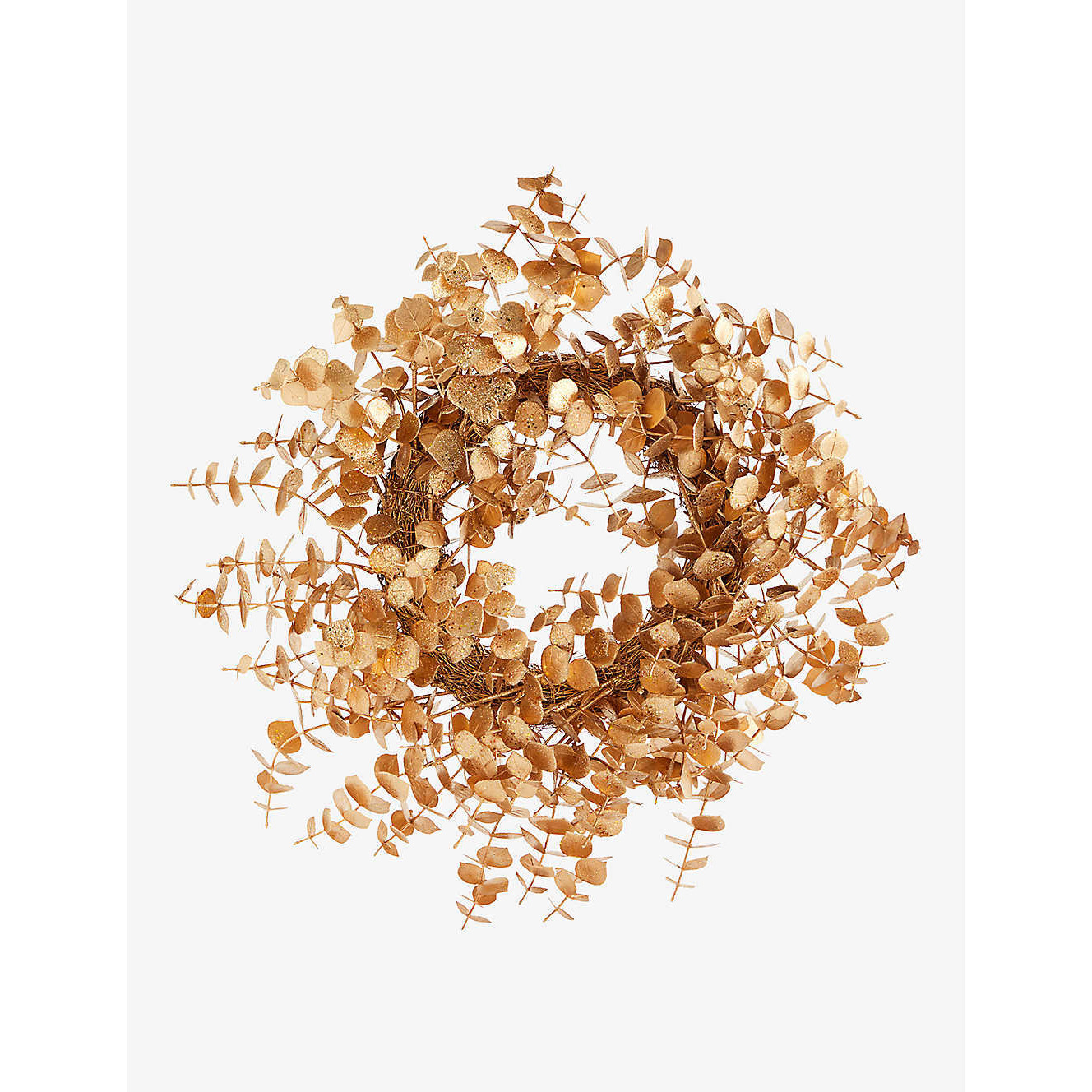 Glitter-embellished acrylic Christmas wreath 47cm by Selfridges ...