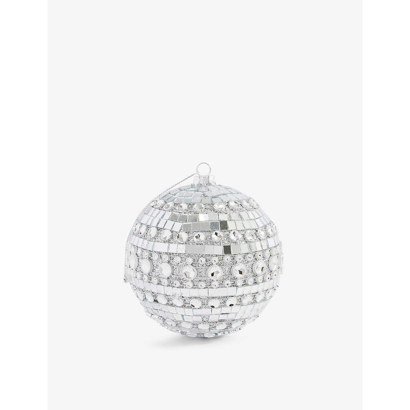 Disco Ball rhinestone-embellished Christmas decoration 9cm by ...