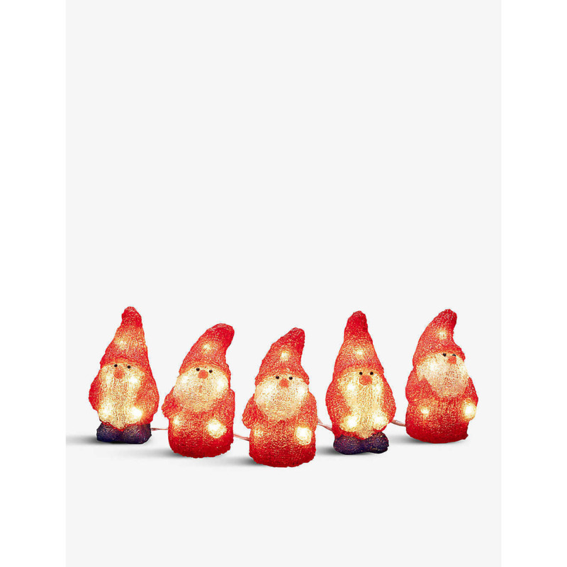 Light-up Santa Christmas decoration set of five by Selfridges ...
