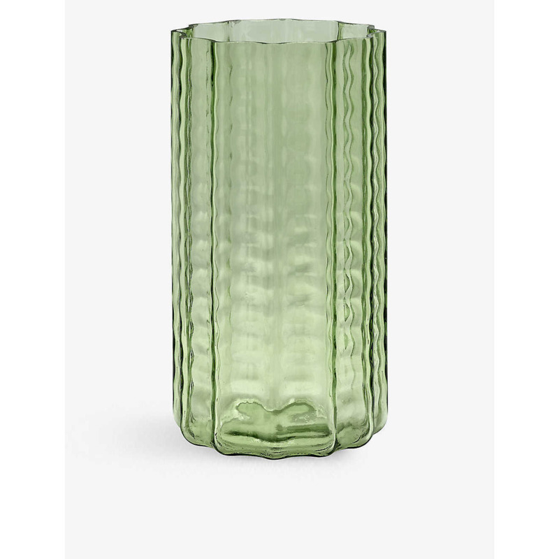 Wave glass vase 28cm by Selfridges | ufurnish.com
