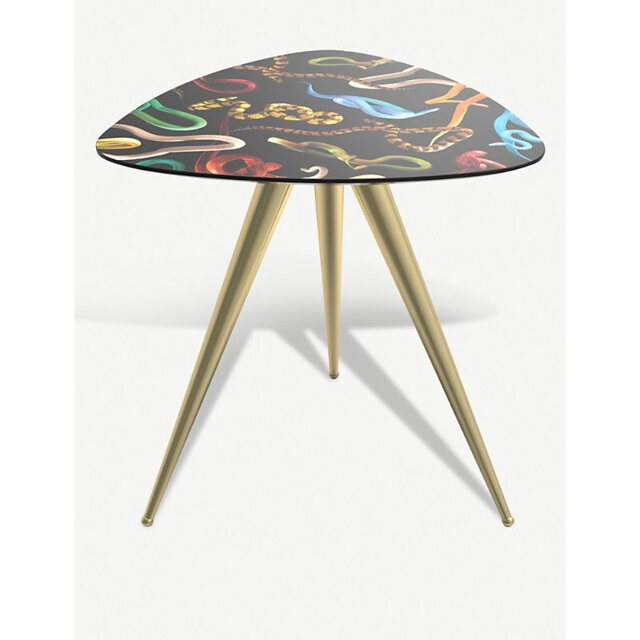 Seletti Snakes Wooden Side Table 48cm by Selfridges | ufurnish.com