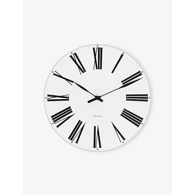Arne Jacobsen Roman Wall Clock 48cm by Selfridges | ufurnish.com